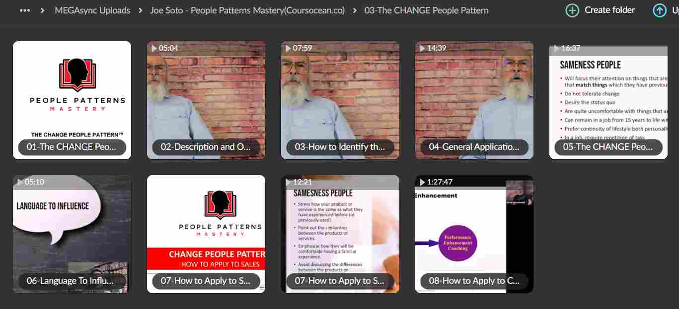 Joe Soto - People Patterns Mastery - CoursOcean