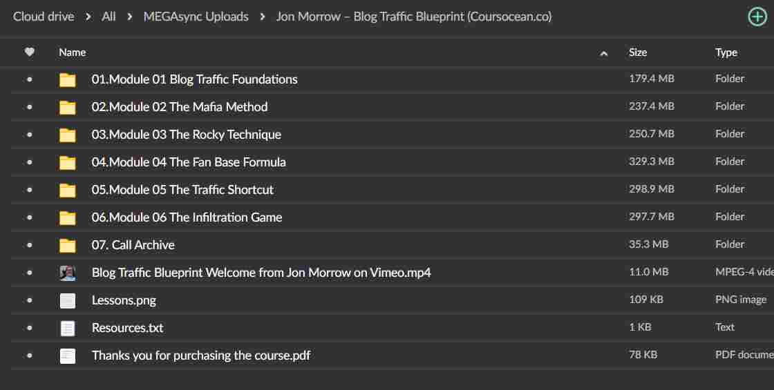 Jon Morrow – Blog Traffic Blueprint - CoursOcean