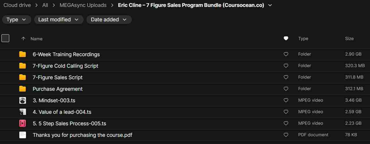 7 Figure Sales Mastery Bundle by Eric Cline - CoursOcean